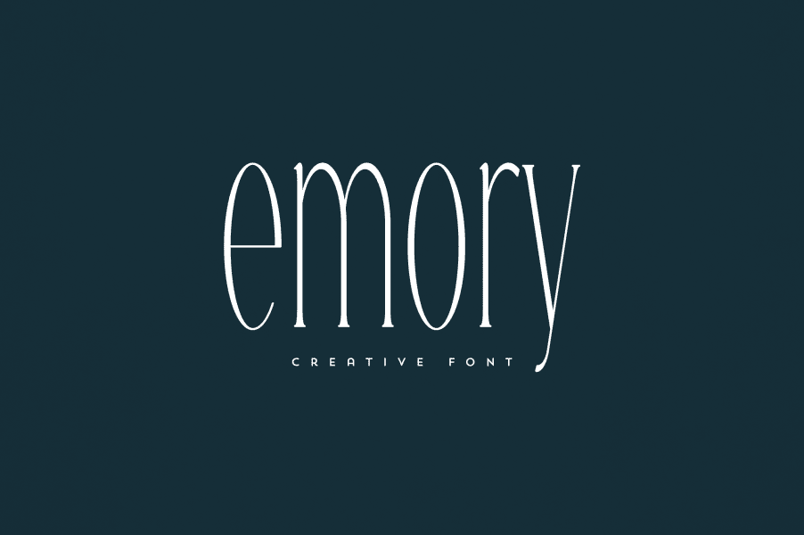 Emory Font · 1001 Fonts