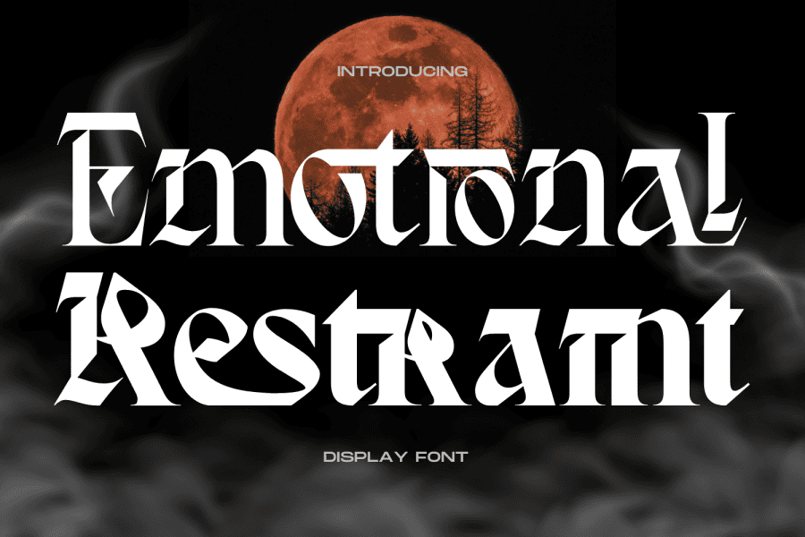 Emotional Restraint Demo Font · 1001 Fonts