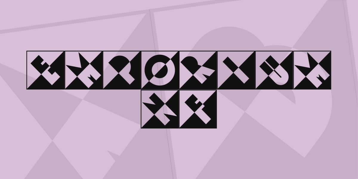 5 Free Checkered Fonts · 1001 Fonts