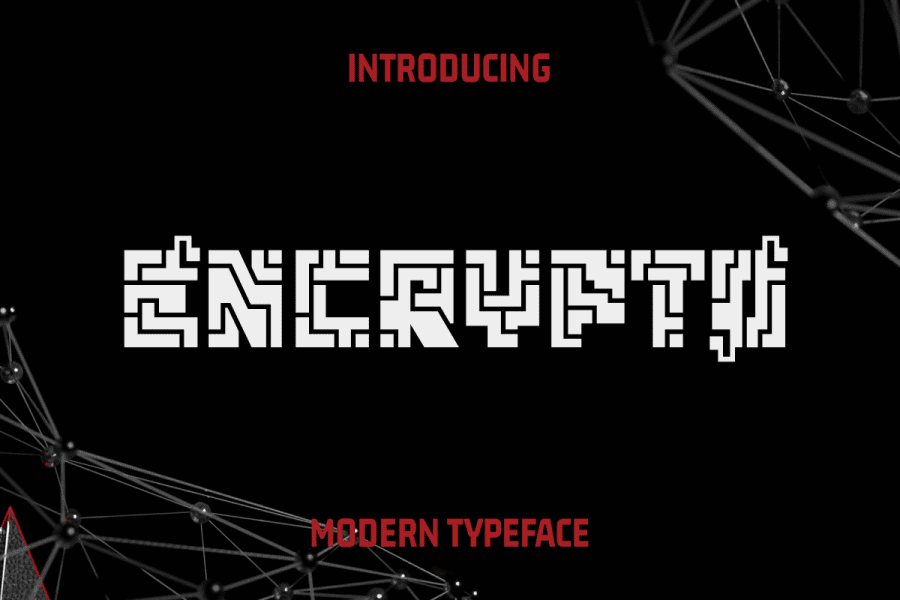 Encrypto Font · 1001 Fonts