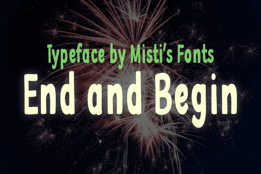 End and Begin Font · 1001 Fonts