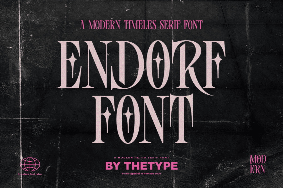 ENDORF_DEMO Font · 1001 Fonts