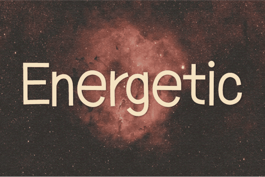 Energetic Font · 1001 Fonts