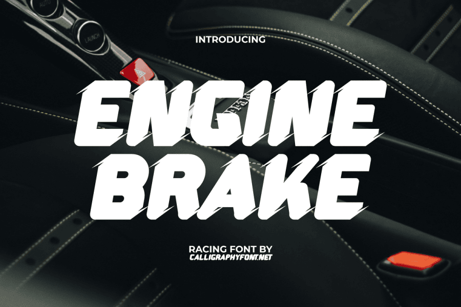 EngineBrakeDemo Font · 1001 Fonts