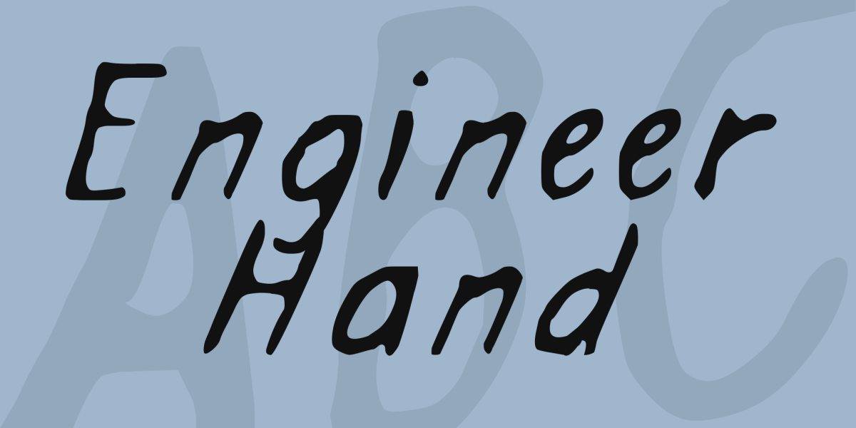 Engineer Hand Font · 1001 Fonts