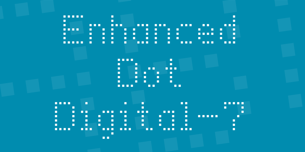 48 Free Dot Matrix Fonts · 1001 Fonts