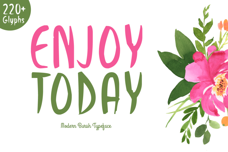 Enjoy Today Font · 1001 Fonts