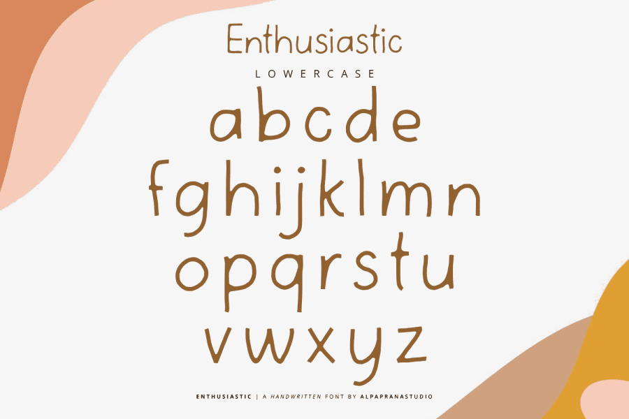 Enthusiastic Font · 1001 Fonts