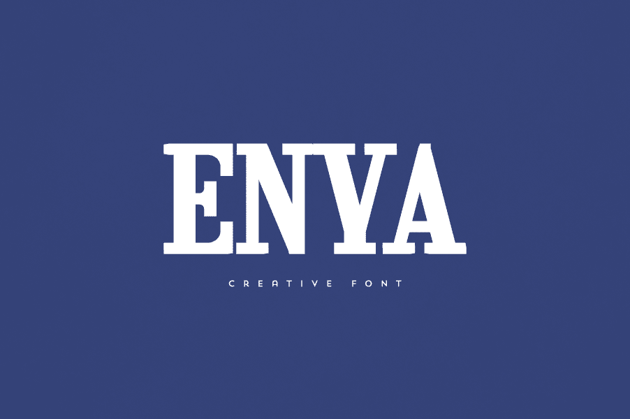 Enya Font · 1001 Fonts