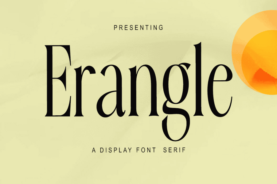 Erangle Font · 1001 Fonts