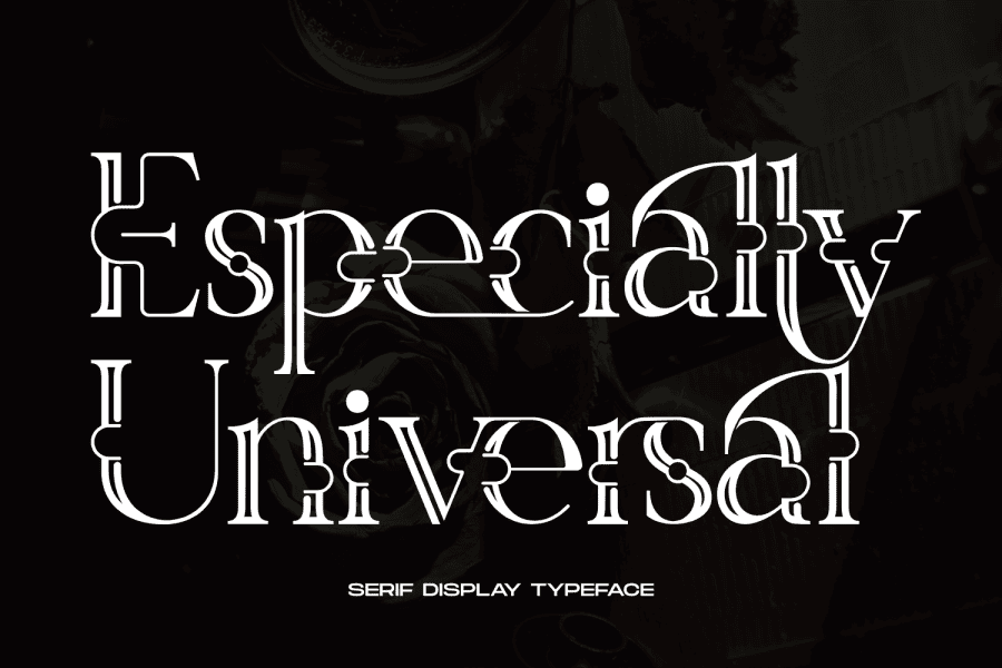 Especially Universal Demo Font · 1001 Fonts