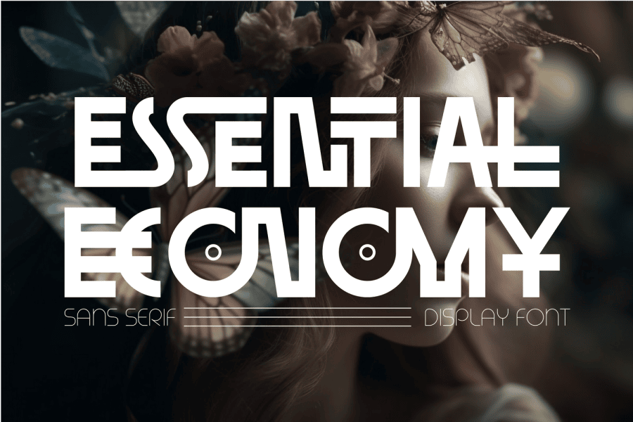 Essential Economy Demo Font · 1001 Fonts