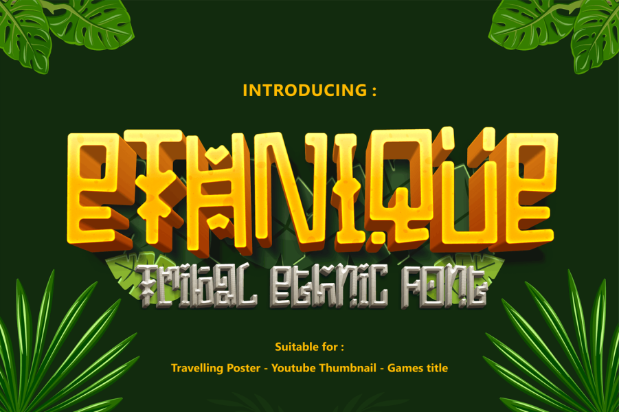 ETHNIQUE Font · 1001 Fonts