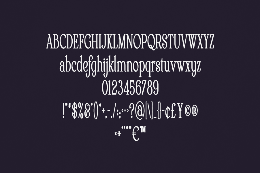 Evening Font · 1001 Fonts