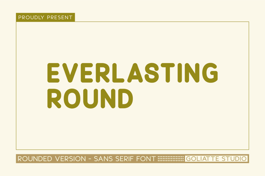 Everlasting Round Font · 1001 Fonts