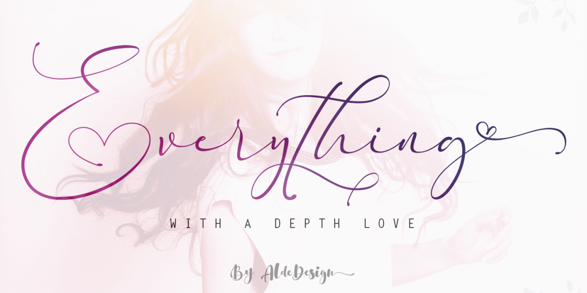 Everything Calligraphy Font · 1001 Fonts