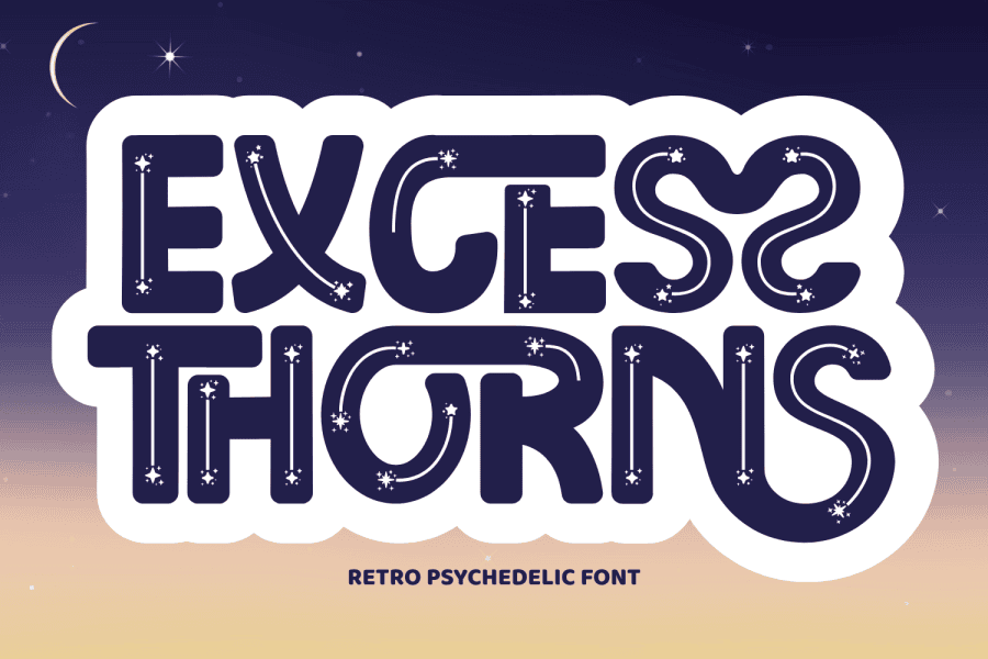 Excess Thorns Demo Font · 1001 Fonts