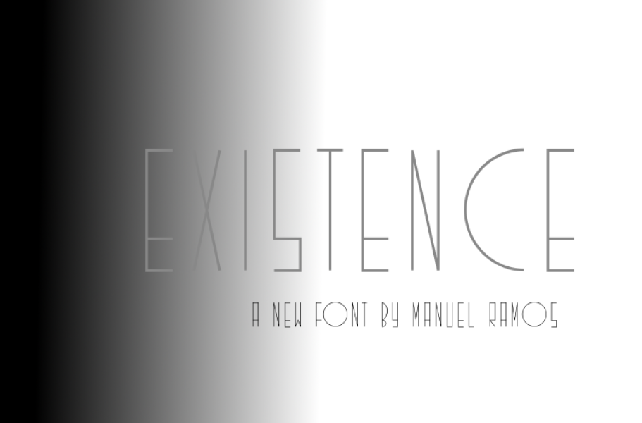 Existence Font Family · 1001 Fonts