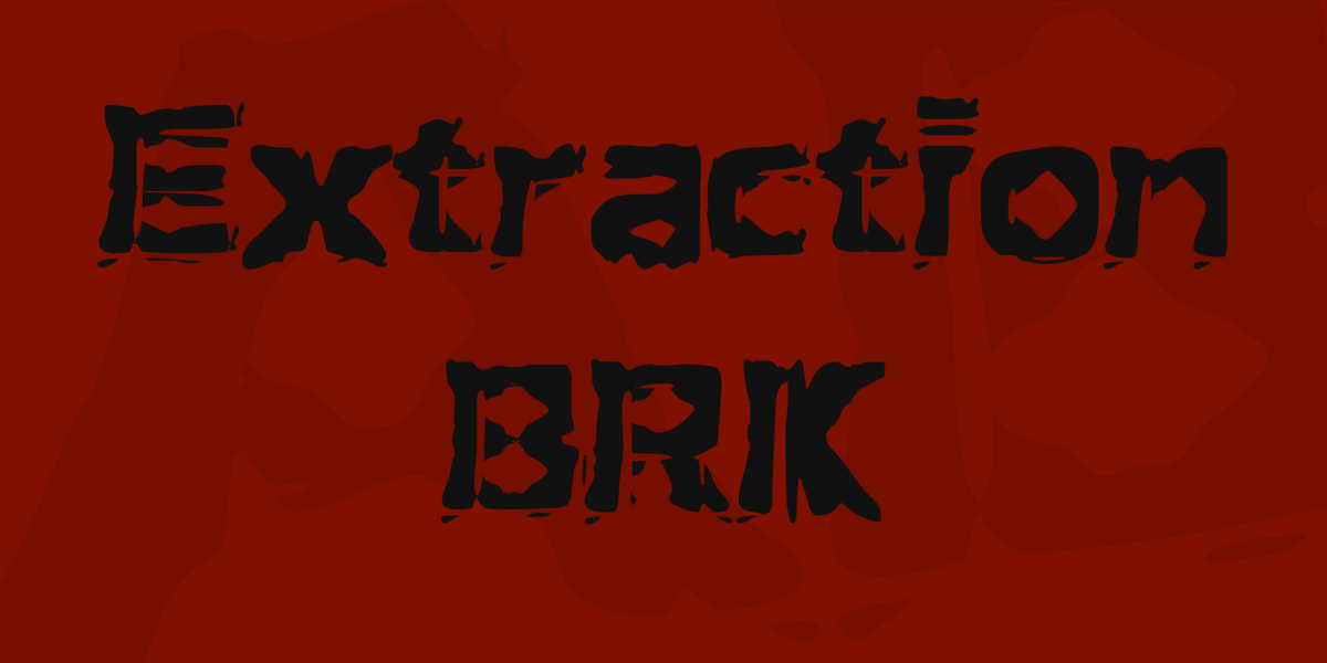 Extraction BRK Font · 1001 Fonts