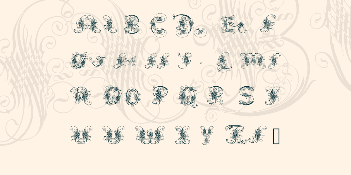ExtravagantCapitals Font · 1001 Fonts