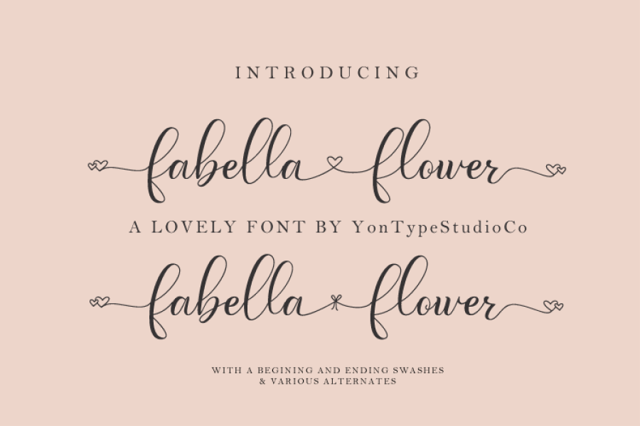fabella Font · 1001 Fonts