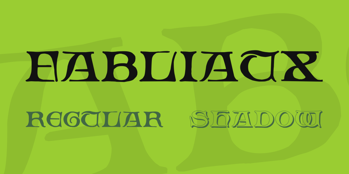 Fabliaux Font Family · 1001 Fonts