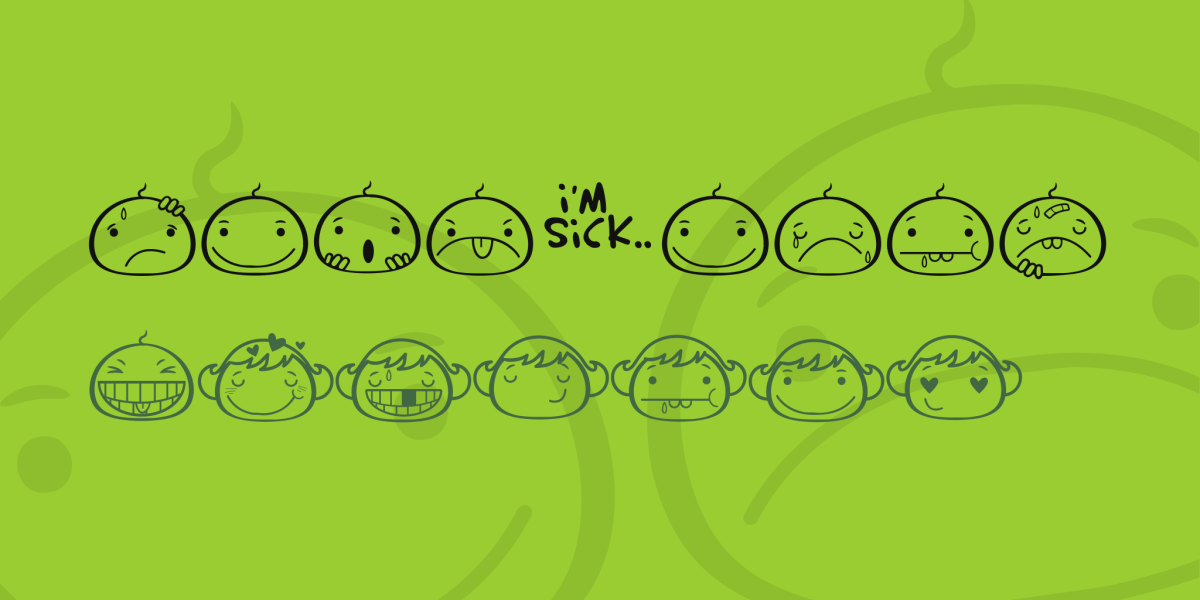 36 Free Face Fonts · 1001 Fonts