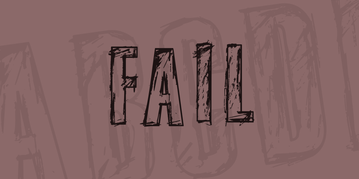 fail Font · 1001 Fonts