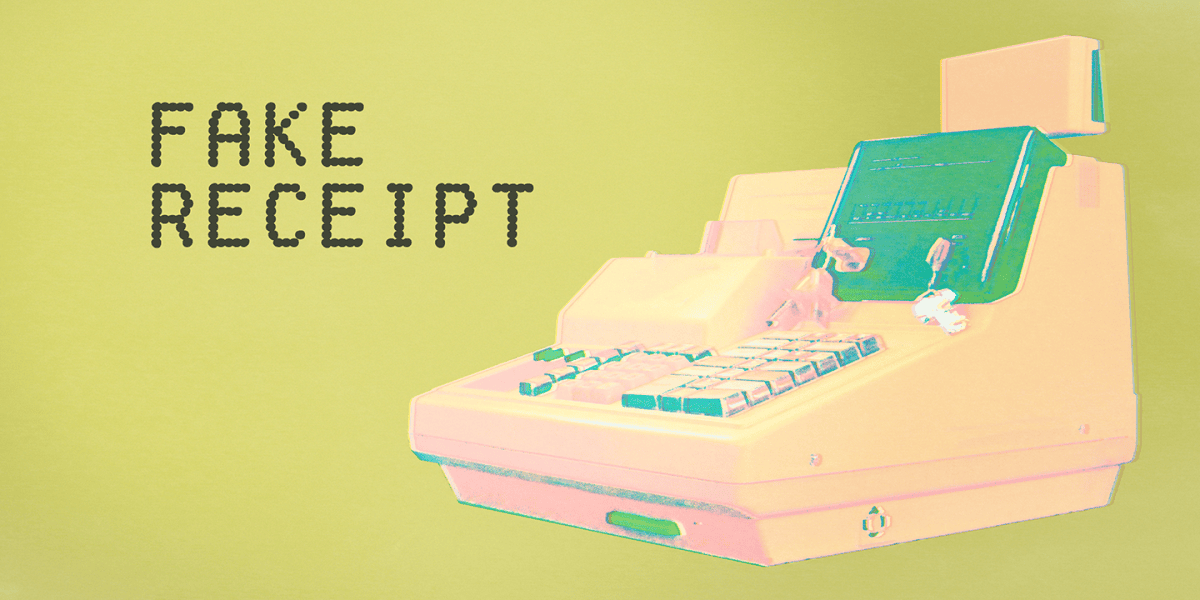Fake Receipt Font · 1001 Fonts