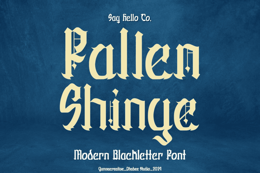 Fallen Shinye Font · 1001 Fonts