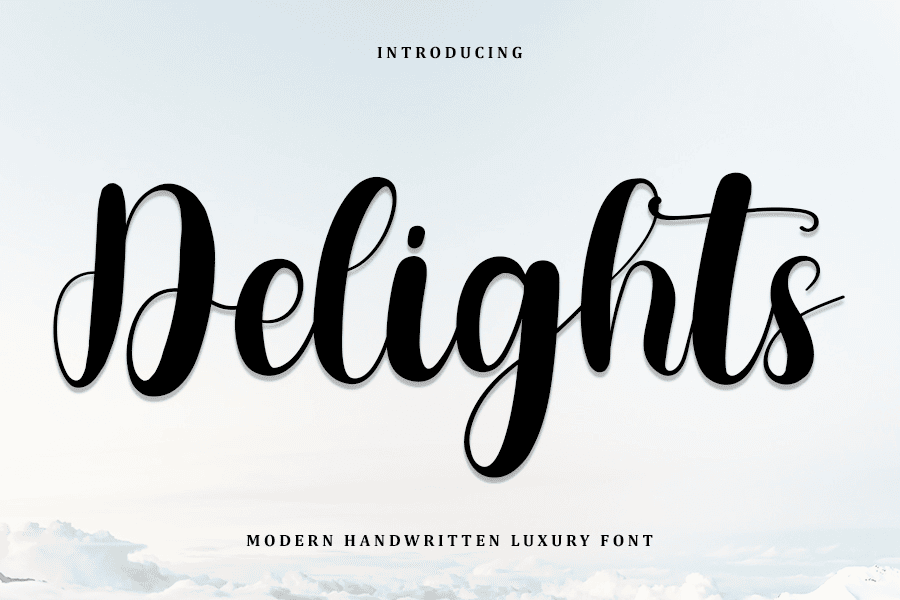 Family Delight Font · 1001 Fonts