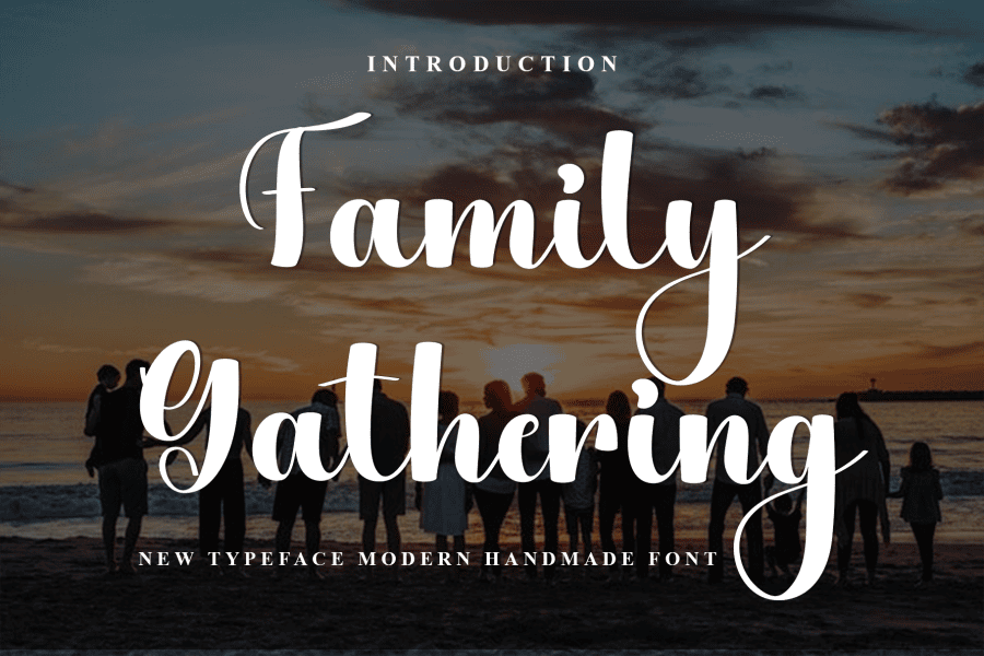Family Gathering Font · 1001 Fonts