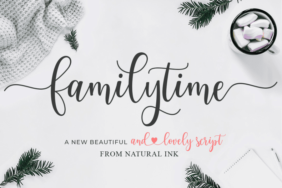 Family Time Font · 1001 Fonts