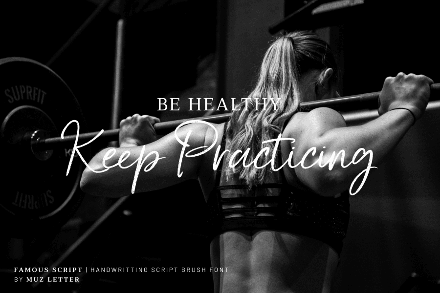 Famous Script Font · 1001 Fonts