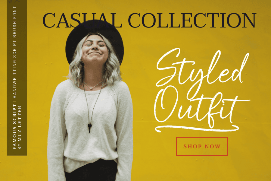 Famous Script Font · 1001 Fonts