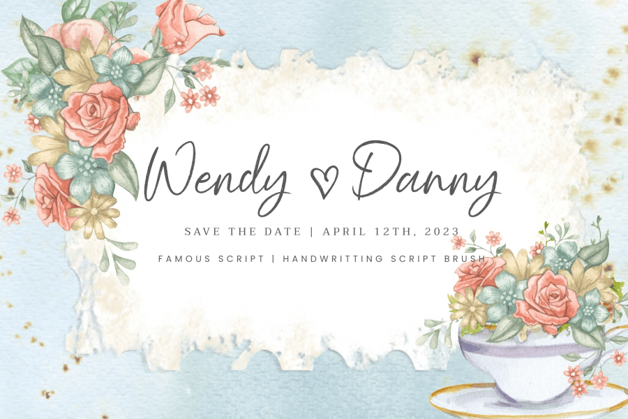 Famous Script Font · 1001 Fonts