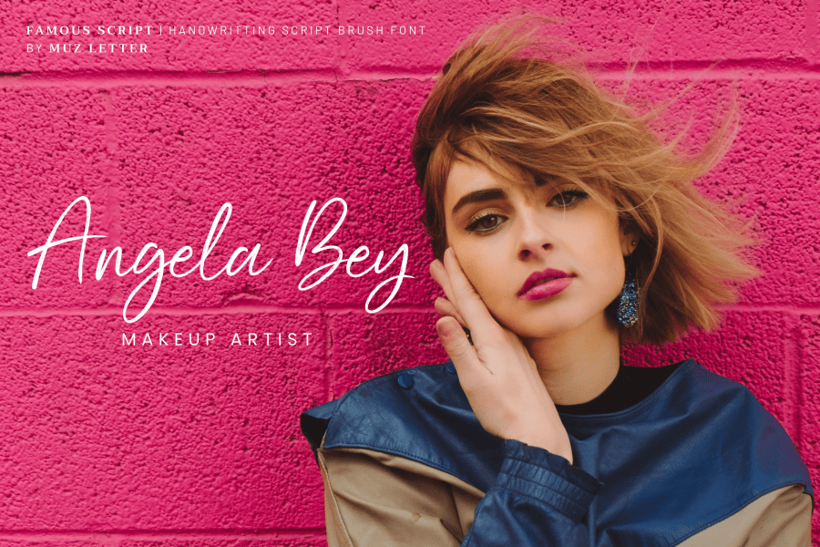 Famous Script Font · 1001 Fonts