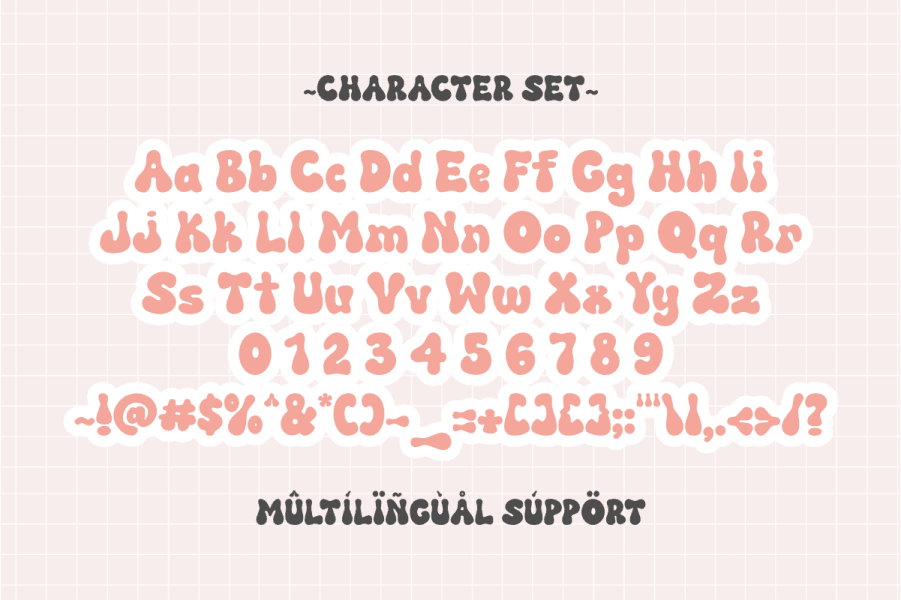 Candy Font Photos