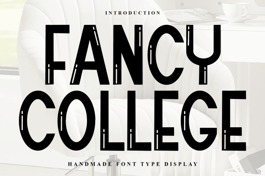 Fancy College Font · 1001 Fonts