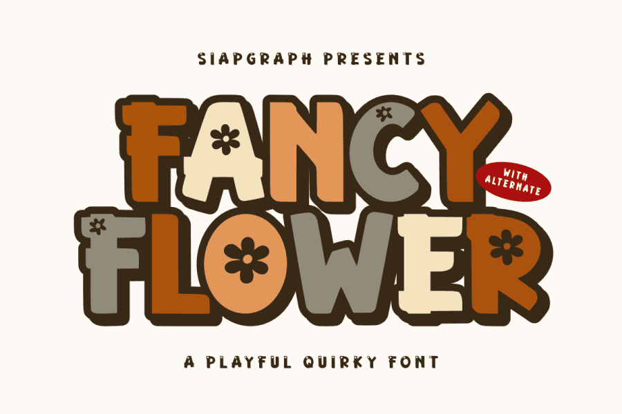 Fancy Flower Font · 1001 Fonts