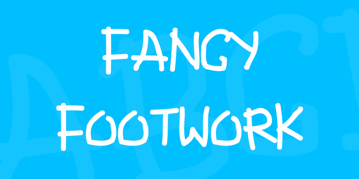 Fancy Footwork Font · 1001 Fonts
