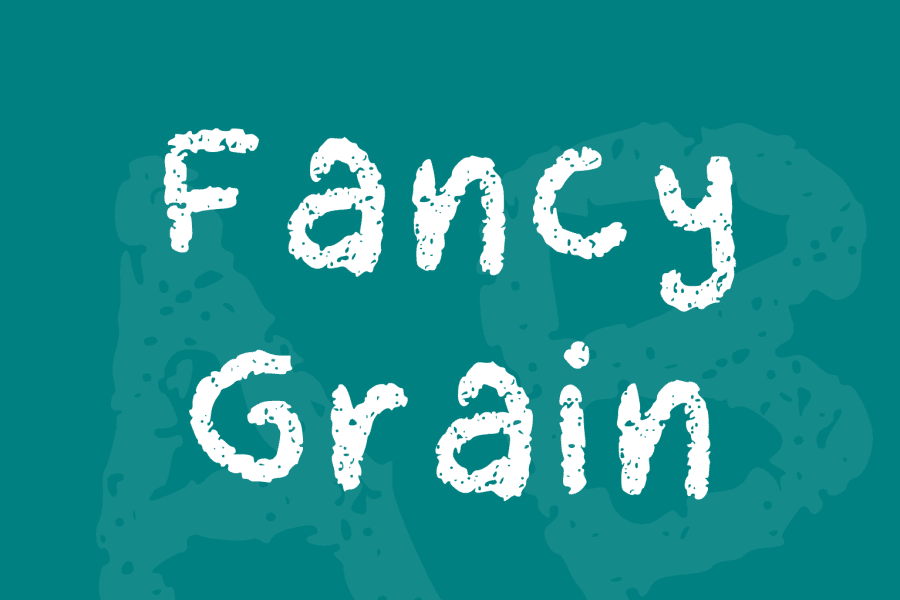Fancy Grain Font · 1001 Fonts
