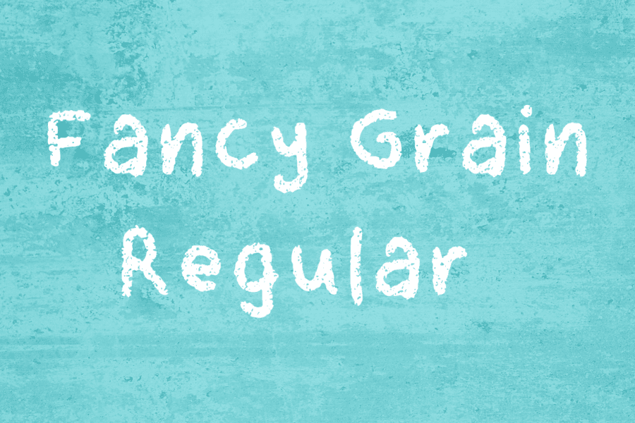 Fancy Grain Font · 1001 Fonts