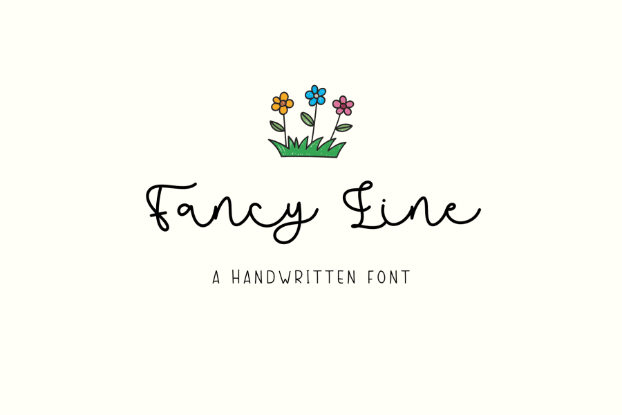 Fancy Line Font · 1001 Fonts