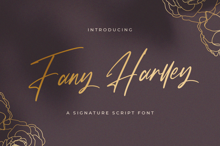 Fany Harlley Font · 1001 Fonts