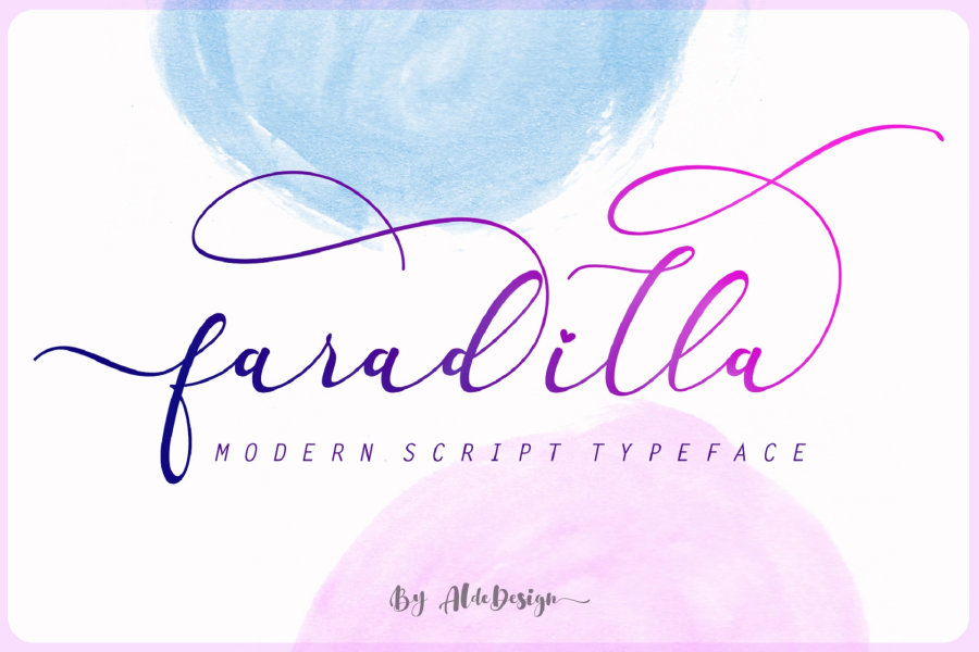 Faradilla Font Family · 1001 Fonts