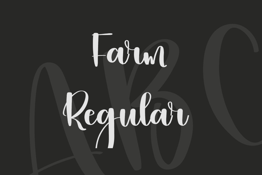 Farm Font · 1001 Fonts