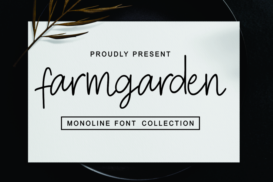 farmgarden Font · 1001 Fonts