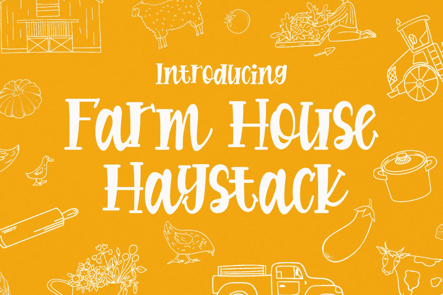 Farmhouse Haystack Font · 1001 Fonts