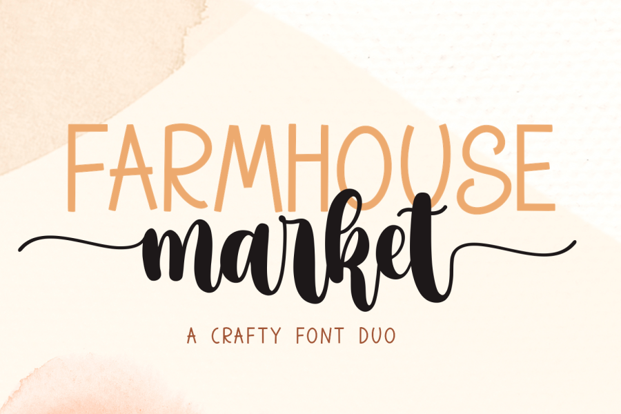Farmhouse Market Font Family · 1001 Fonts